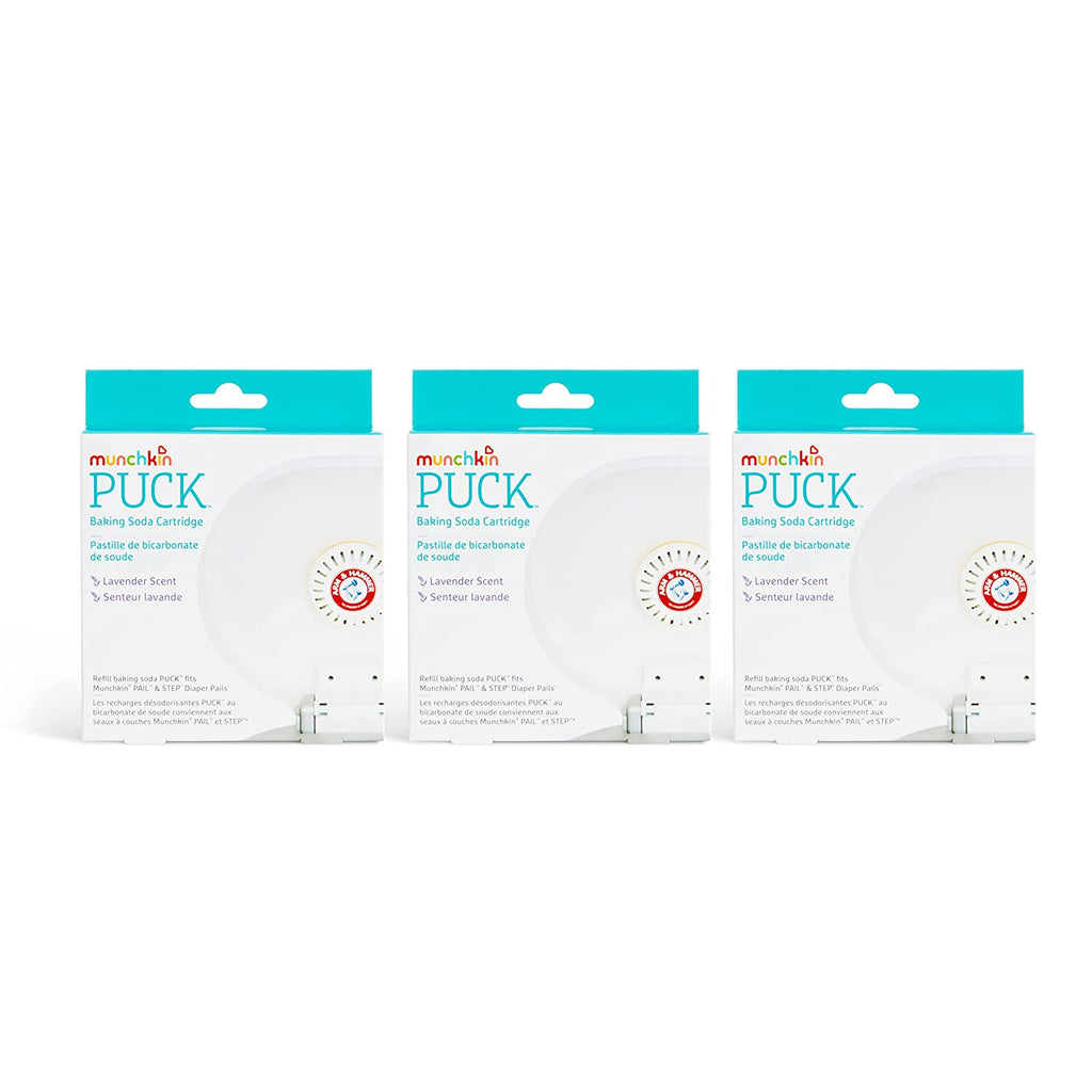 Munchkin Arm & Hammer Puck Baking Soda Cartridge, Lavender Scent, 3 Co ...